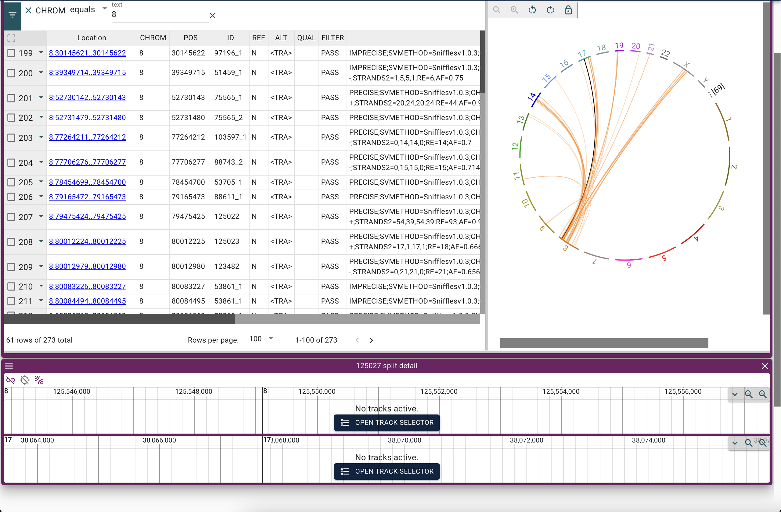 JBrowse 2 Cancer Demo